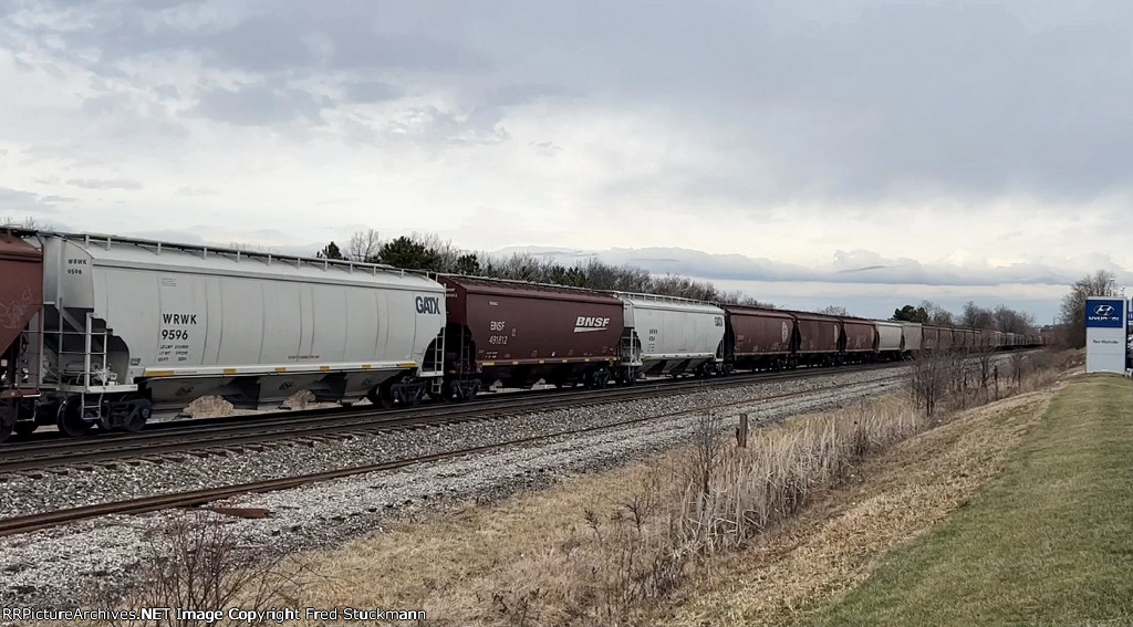 WRWK 9596 is a veteran here. The BNSF is new to rrpa.