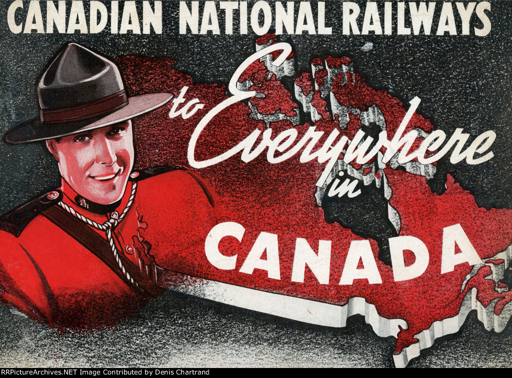 Canadian National Railways to everywhere in Canada (1936)