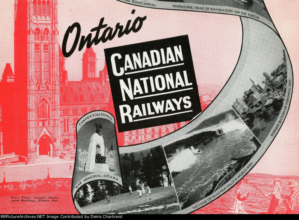 Canadian National Railways to everywhere in Canada (1936)