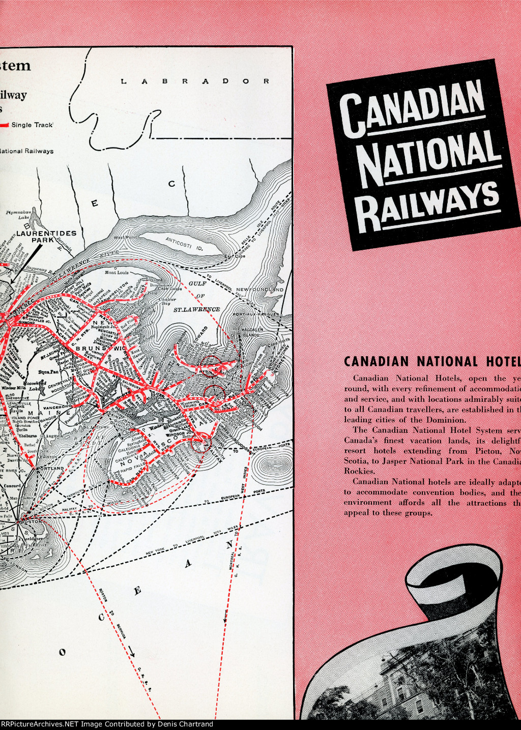 Canadian National Railways to everywhere in Canada (1936)