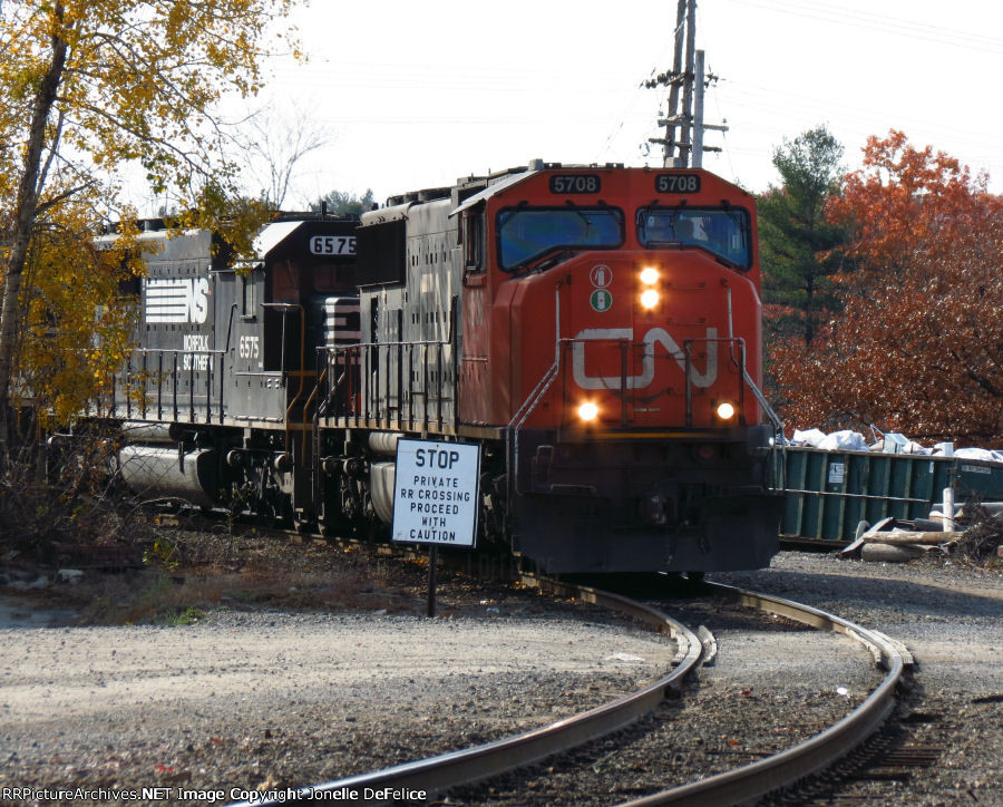 Canadian National EMD SD75i #5708