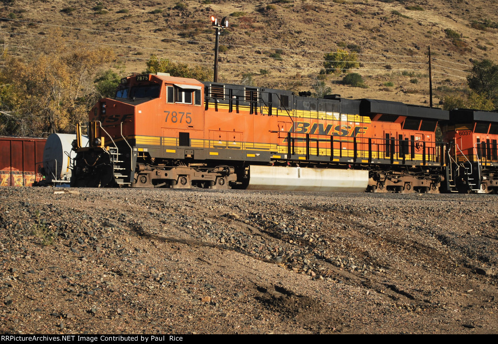 BNSF 7875 Finished For The Day
