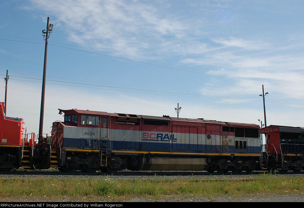 Canadian National Railway (BCOL) Ex BC Rail, Ltd. GE C40-8W No. 4624