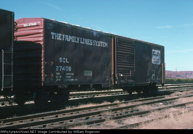 Seaboard System, Seaboard Coast Line Railroad (SCL) Box Car No. 27406