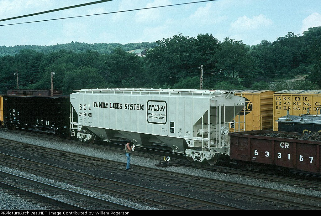 Family Lines System, Seaboard Coast Line Railroad (SCL) Covered Hopper No. 243609