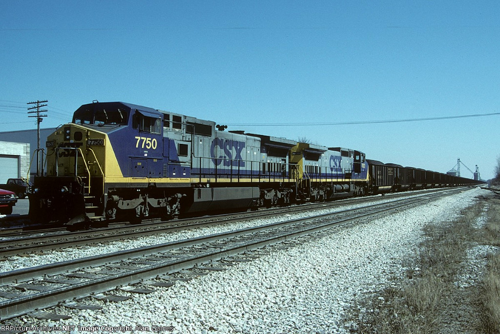 CSX C40-8W 7750