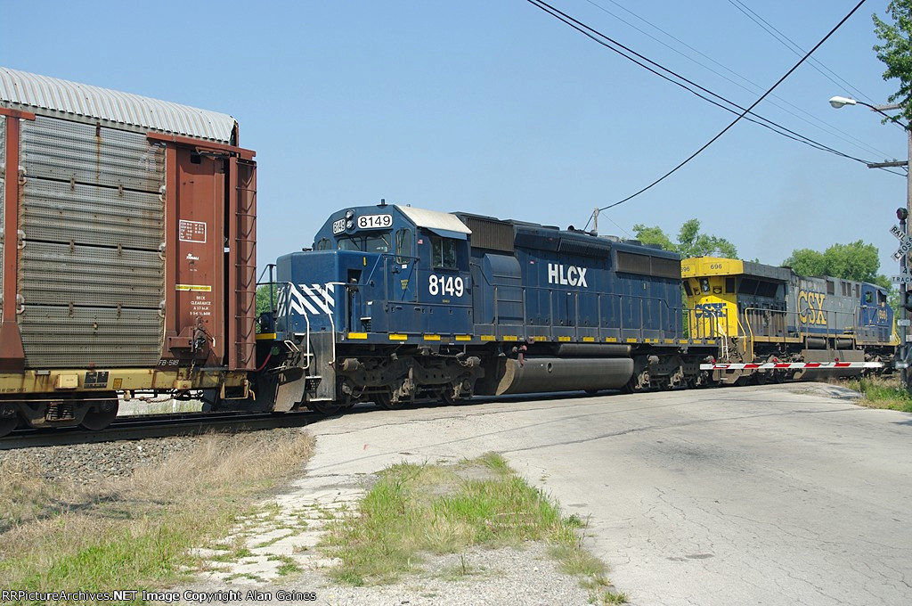 HLCX SD40-2 8149