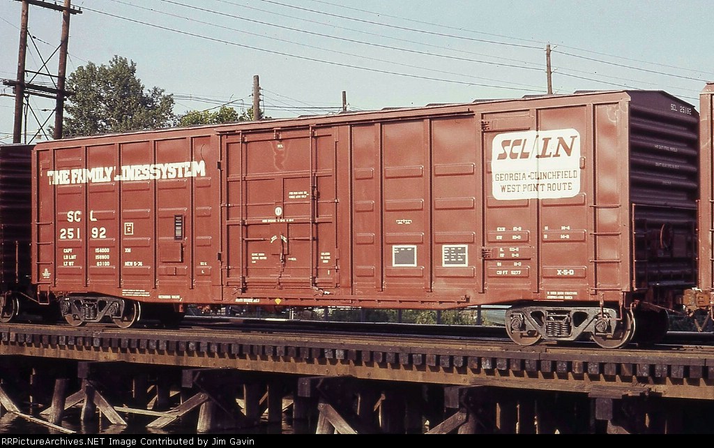 SCL Box Car 25192
