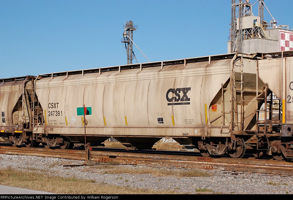 CSX Transportation (CSXT) Covered Hopper No. 247391