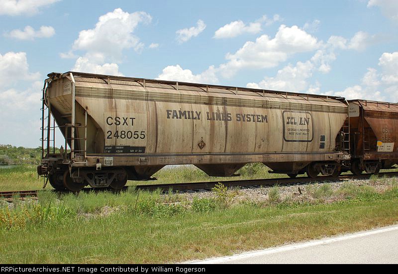 CSX Transportation (CSXT), Ex Family Lines System, Covered Hopper No. 248055
