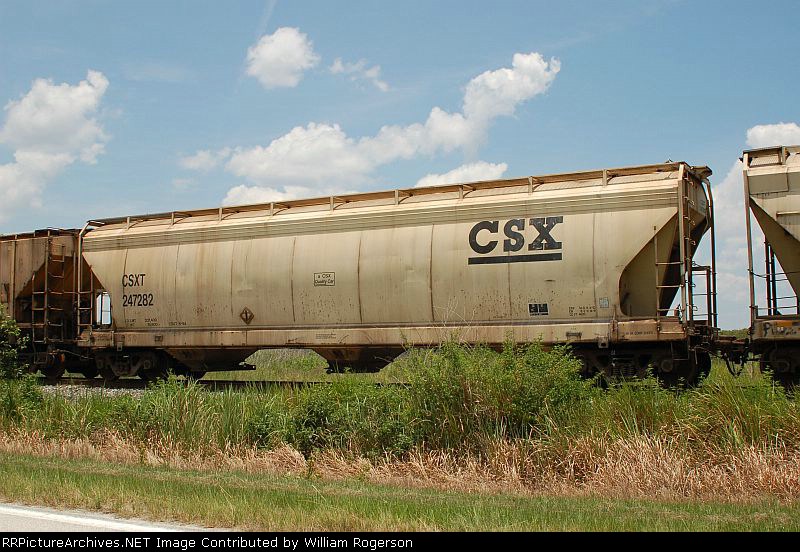 CSX Transportation (CSXT) Covered Hopper No. 247282