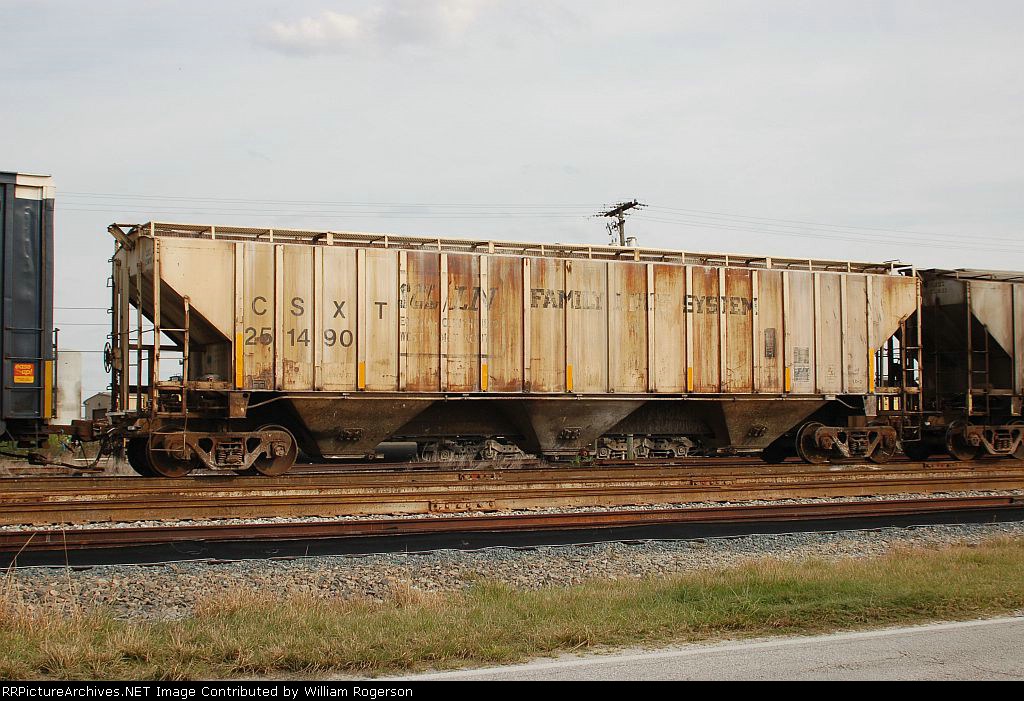 CSX Transportation (CSXT), Ex Family Lines System, Covered Hopper No. 251490