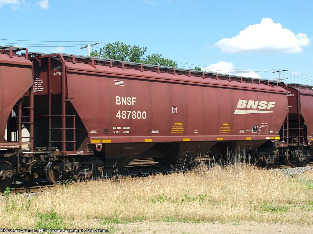 BNSF Covered Hopper 487800