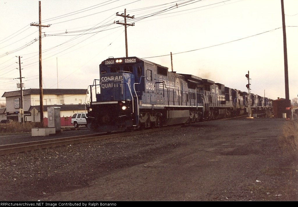 C40-8 6036 leads lite engines northbound through CP-5
