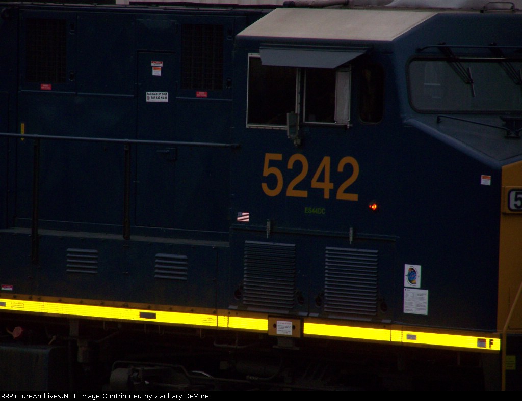 CSX 5242 (Railroaders Do it Day and Night)