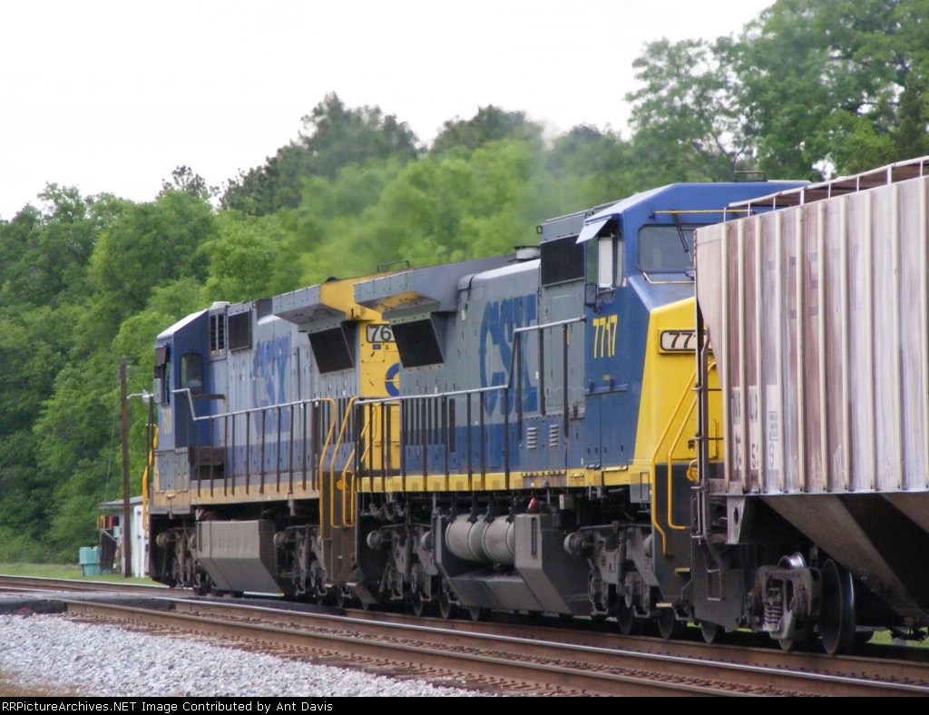 Told You! Would be the last time I saw CSX 7717!