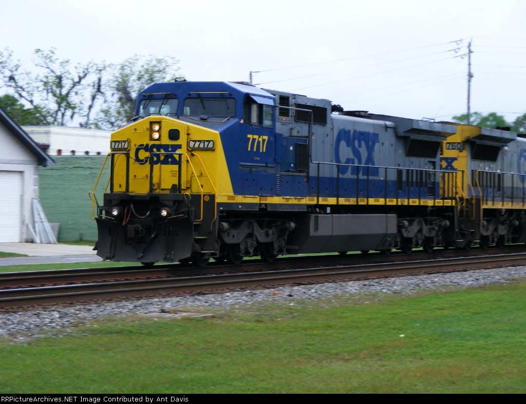 Last & FINAL shot of CSX 7717