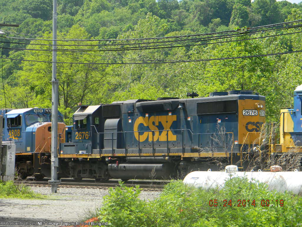 CSX 2676 GE GP38-2 5/24/2014 Green Junction