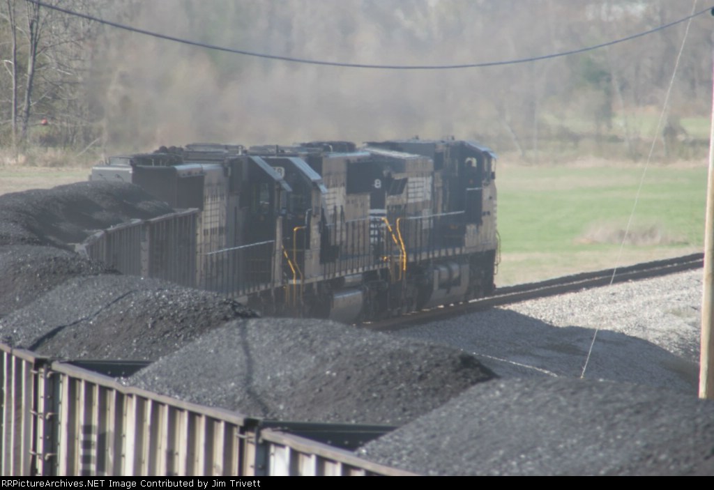 Loaded coal train just north of Hobson on the WV Secondary