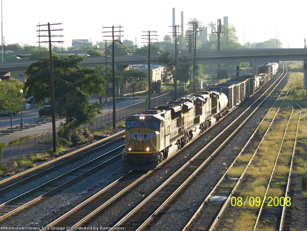 First train of the day NS 393 head'n south