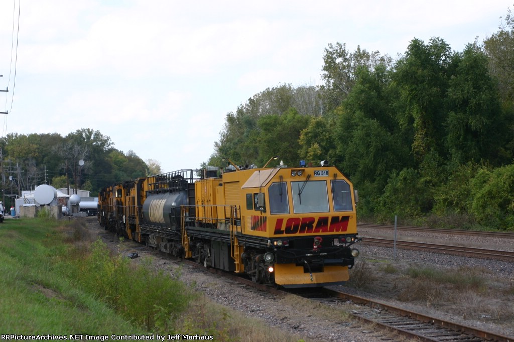 Loram RG 318 probly here for the coal train derailment in Pacific.