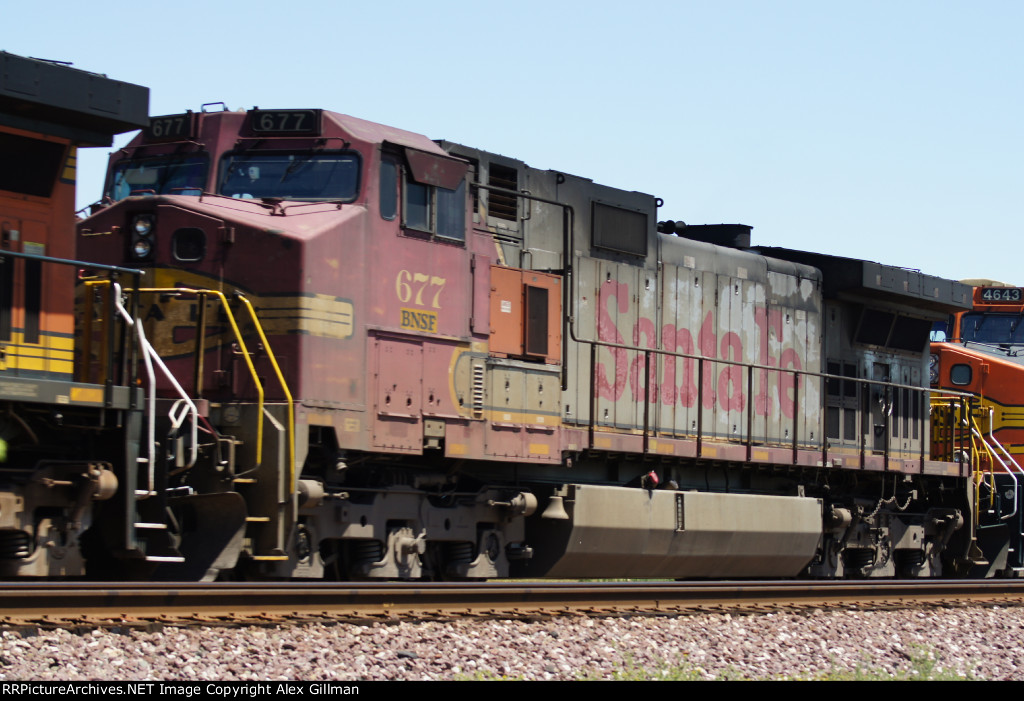 BNSF 677 Westbound