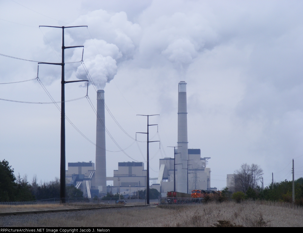 Coal empty power at the Becker Xcel Energy Plant