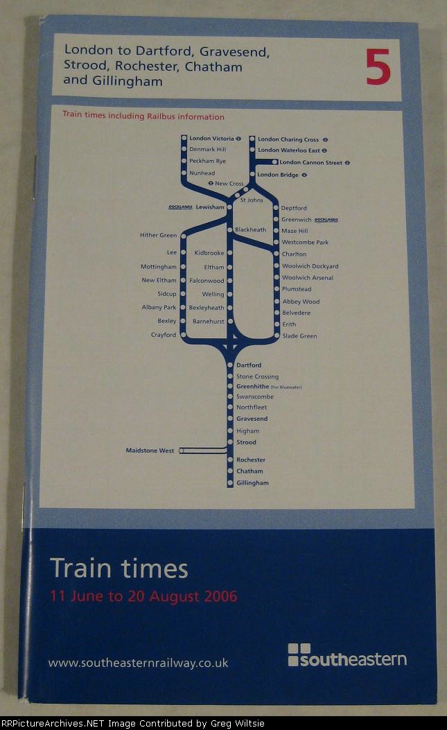 Southeastern Timetable 5