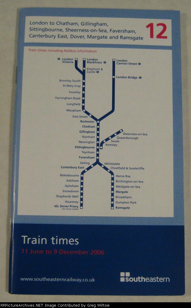 Southeastern Timetable 12