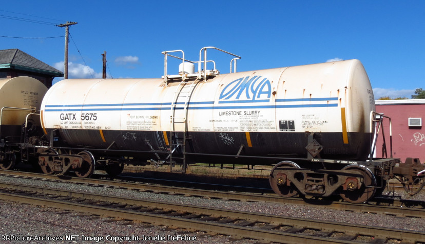 GATX #5675 "Omya" Slurry Car