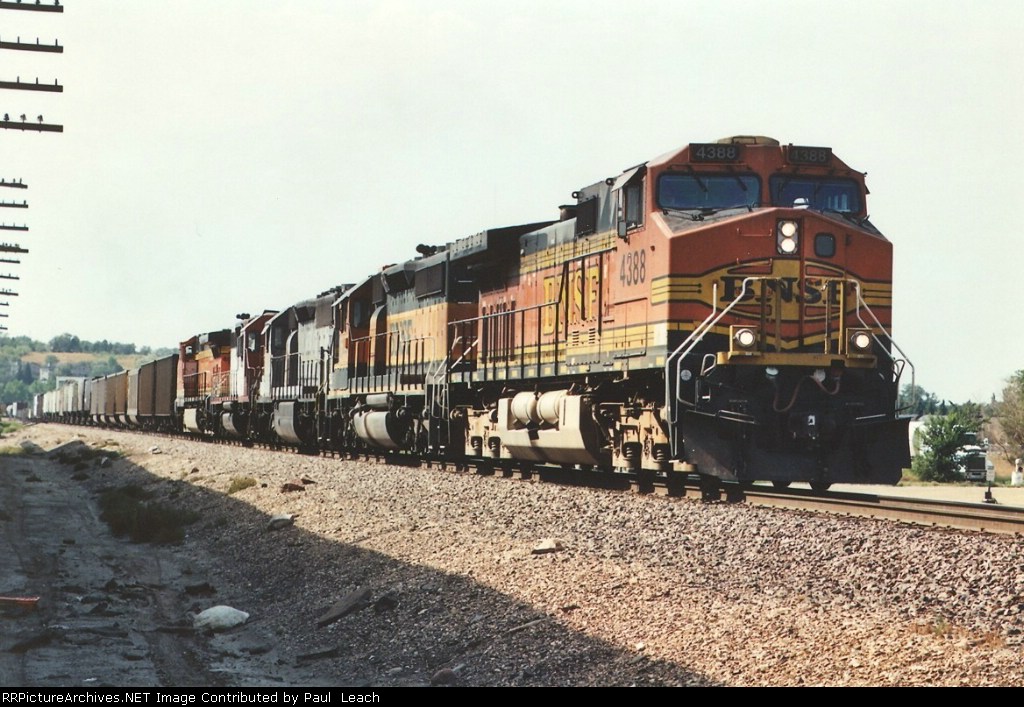 Eastbound manifest departs yard