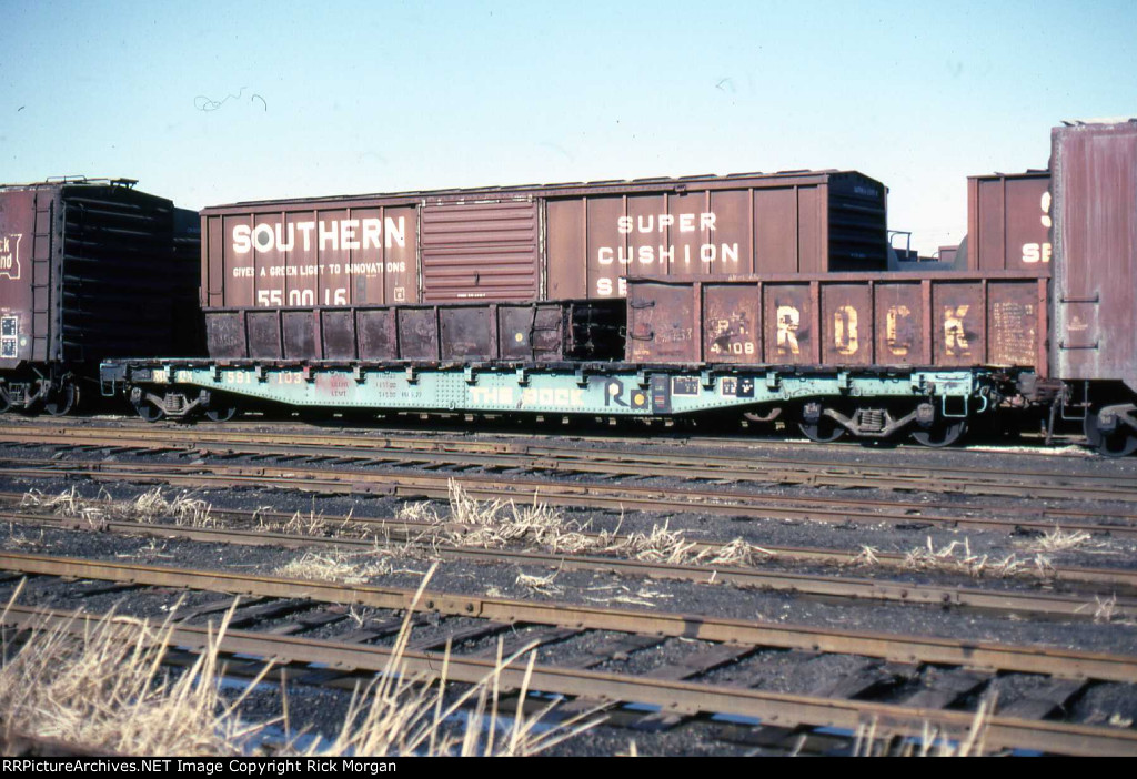 Rock Island flat car 591103