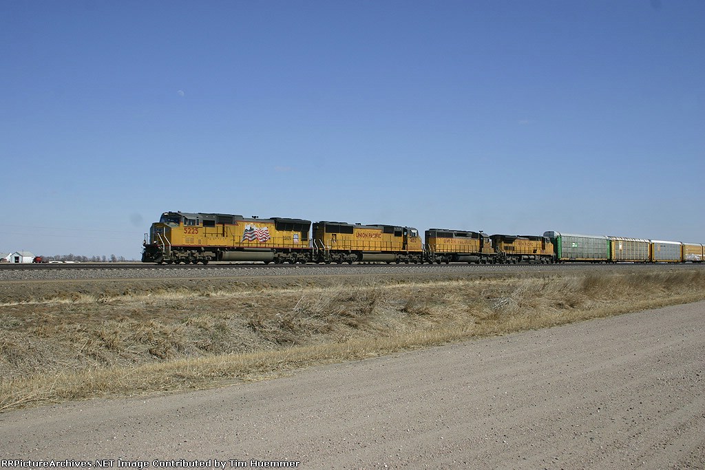 Westbound autoracks