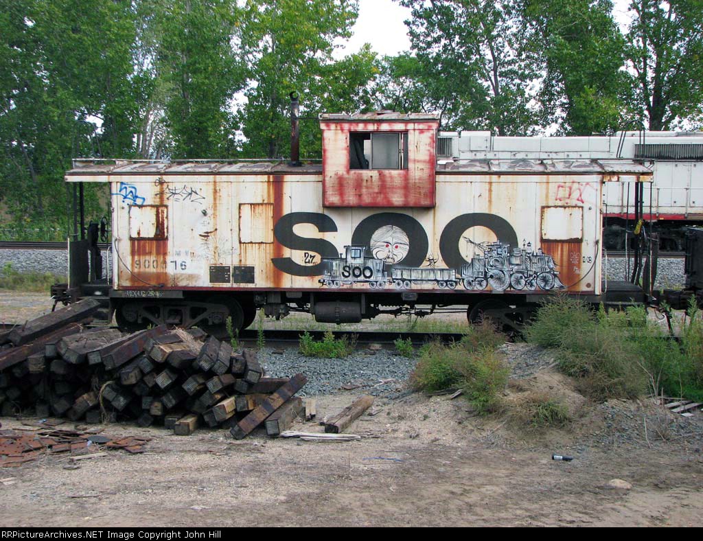 090920002 Caboose SOO 900076 (re# by CP for MW service)