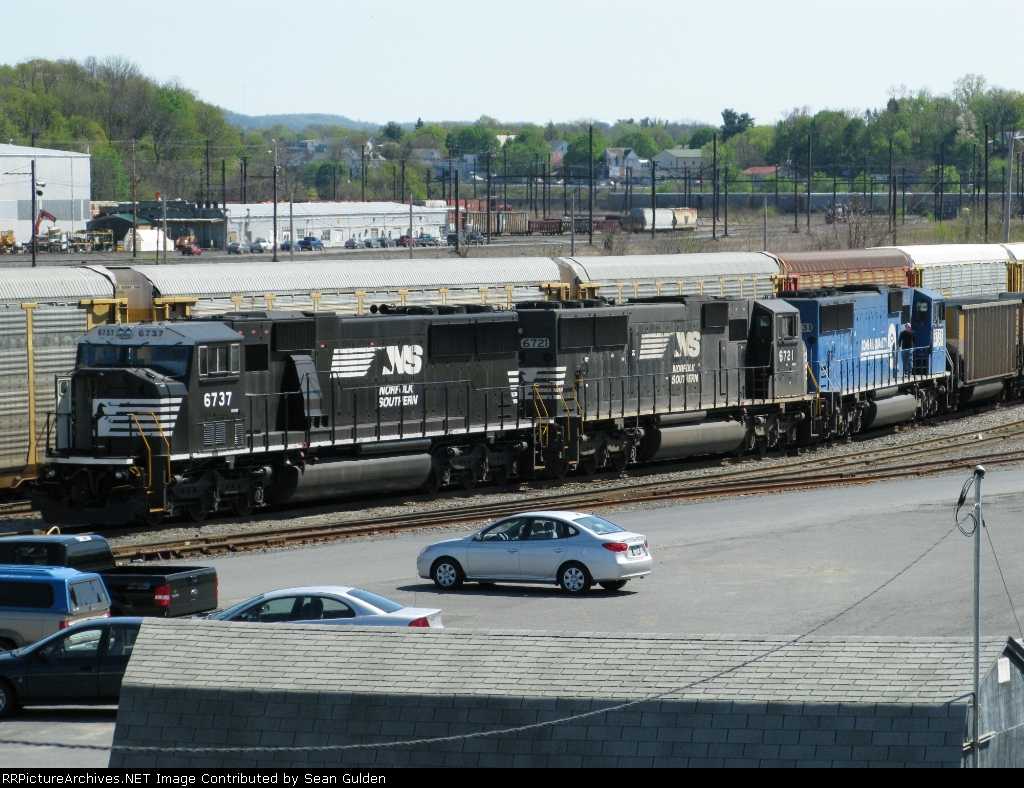 NS EMD SD60I's 6737, 6721, & 6731