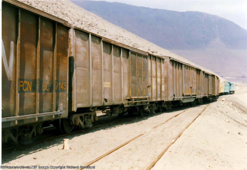 Mixed train leaving the yard