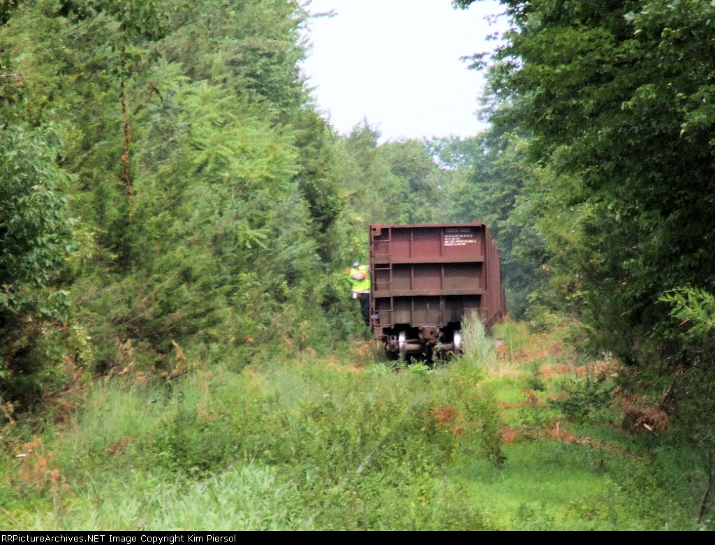 Herzog 8621 CSX W086-19 Empty Ballast Train