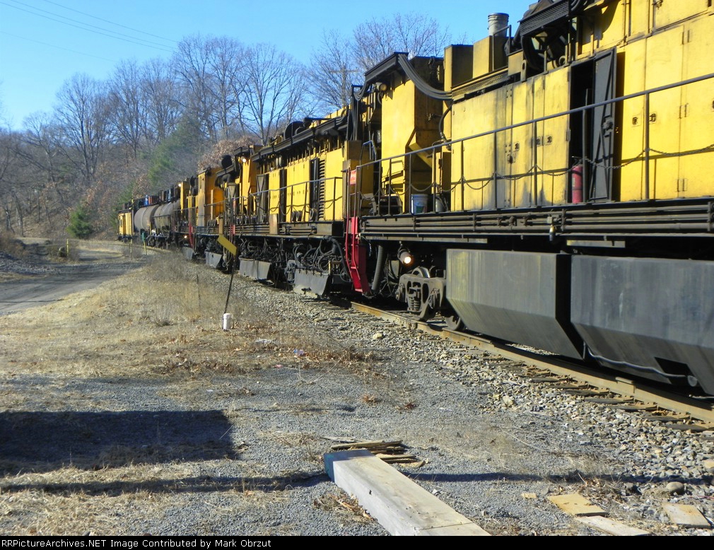 Loram Rail Grinder Train