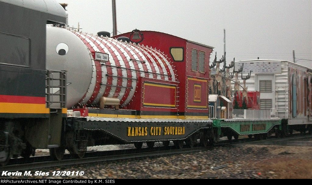 KCS Rudy on Santa Train