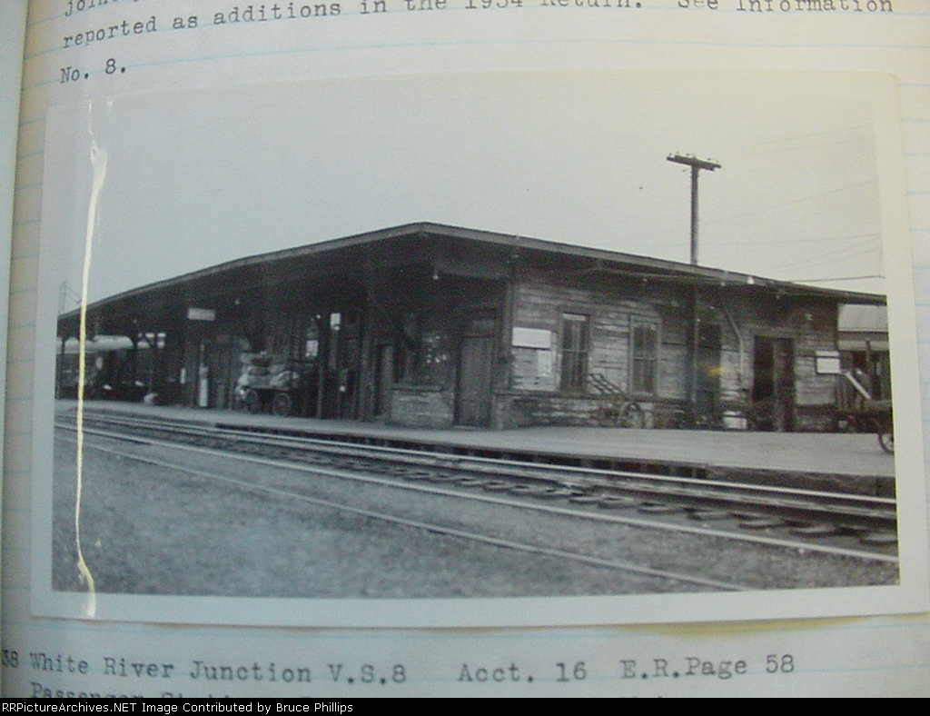 Central Vermont - Depot - White River Jct. - 1934