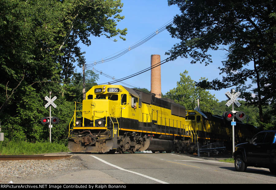 SU-99 assaults the grade at Hamburg Turnpike crossing at Excelsior Mills