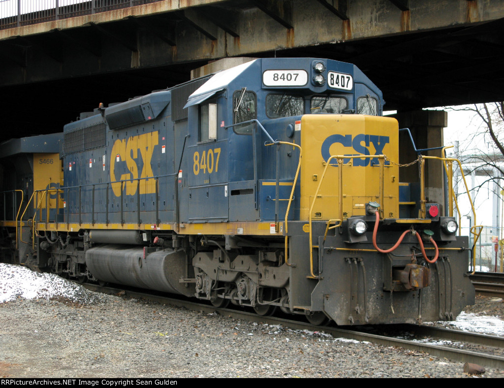 CSXT EMD SD40-2 8407