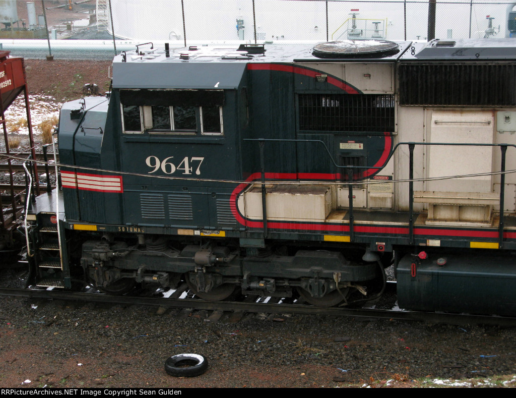BNSF EMD SD70MAC 9647