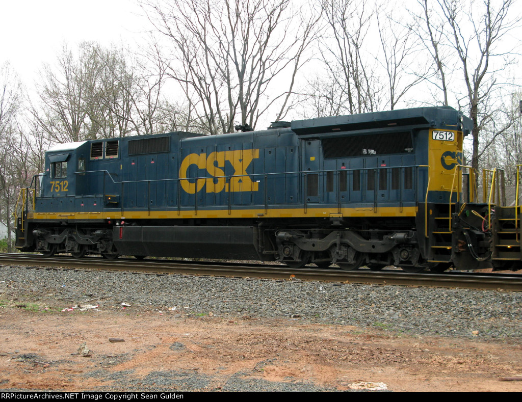 CSXT GE C40-8 7512