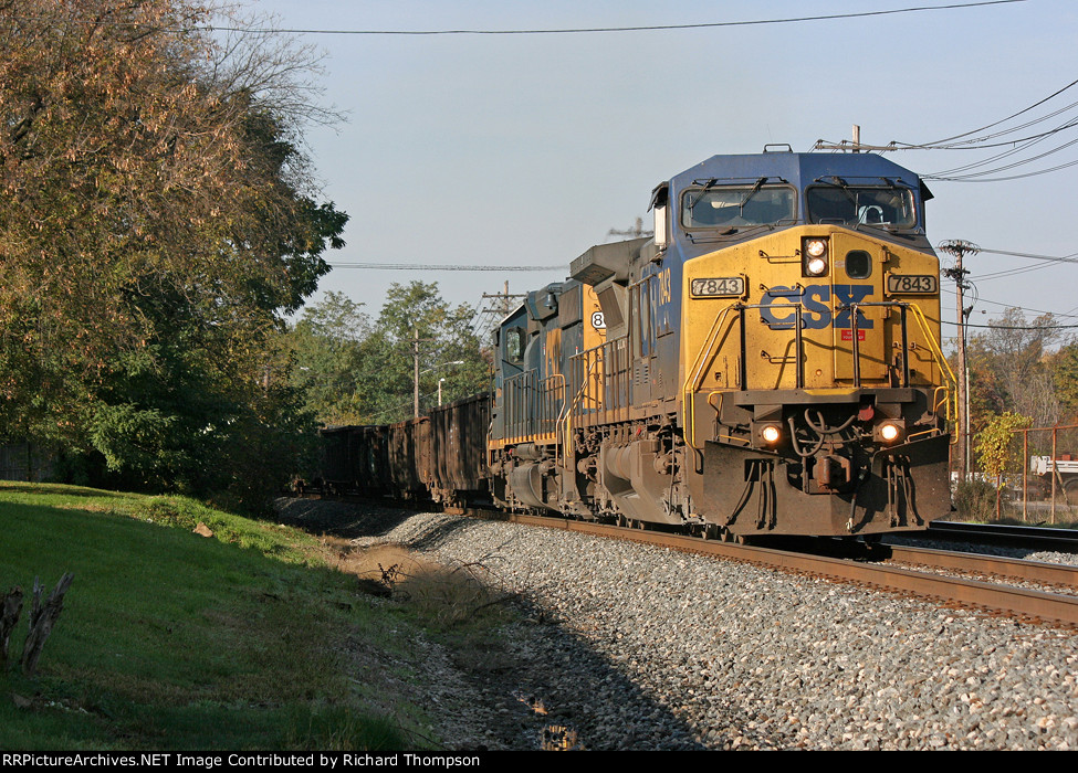 CSX 7843 on CSX Q368-22