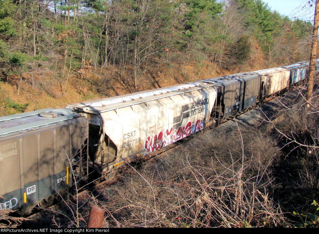 CSX 247751 Covered Hopper "Seaboard System" on K533