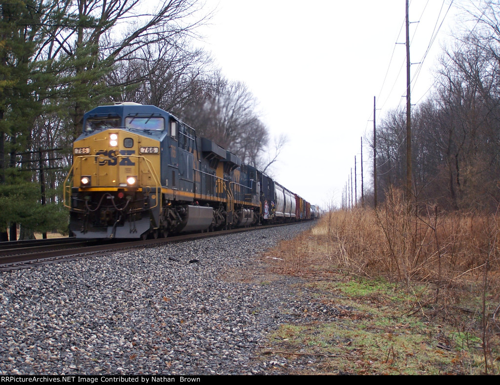 Q332...with two CSX ES44ACs!!!!