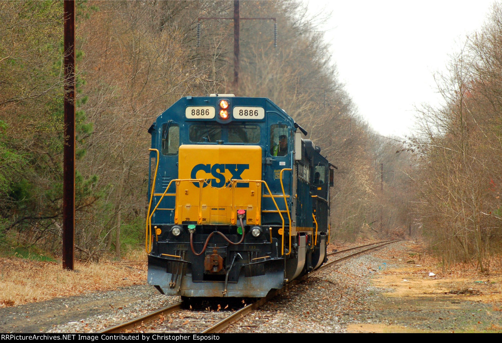 CSX SD40-2 8886