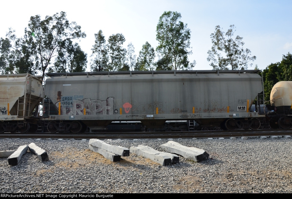 CRDX Covered Hopper with graffiti