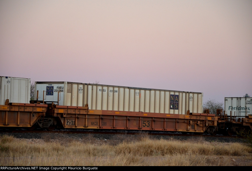 NKCR Double Stack "B" with Ferromex container ex-NACS
